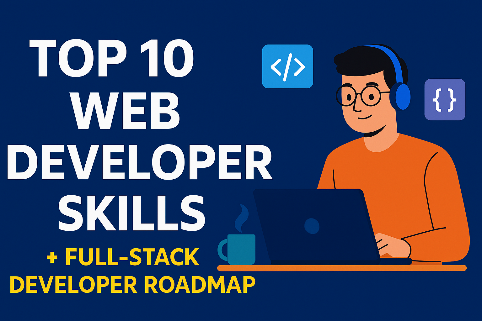 Top 10 Absolutely Essential Web Developer Skills for 2025 & 2026 + Full-Stack Developer Roadmap ...